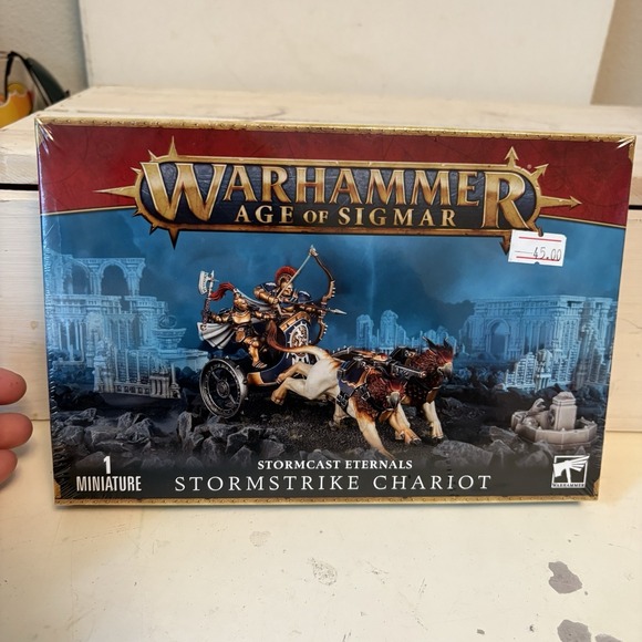 Games | Warhammer Age Of Sigmar Stormcast Eternals Stormstrike Chariot ...
